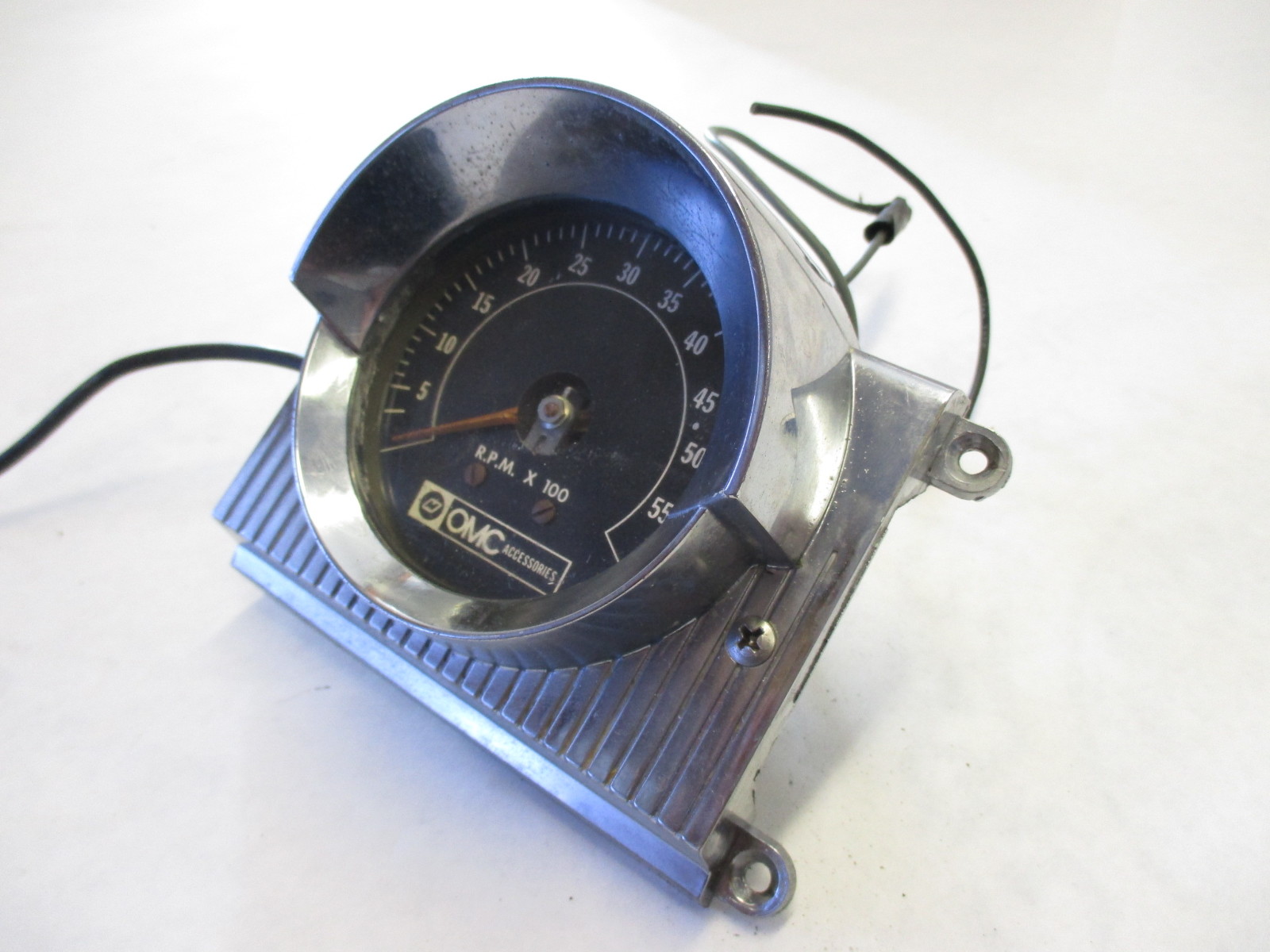 Vintage OMC RPM Gauge Boat Tachometer | Green Bay Propeller & Marine ...