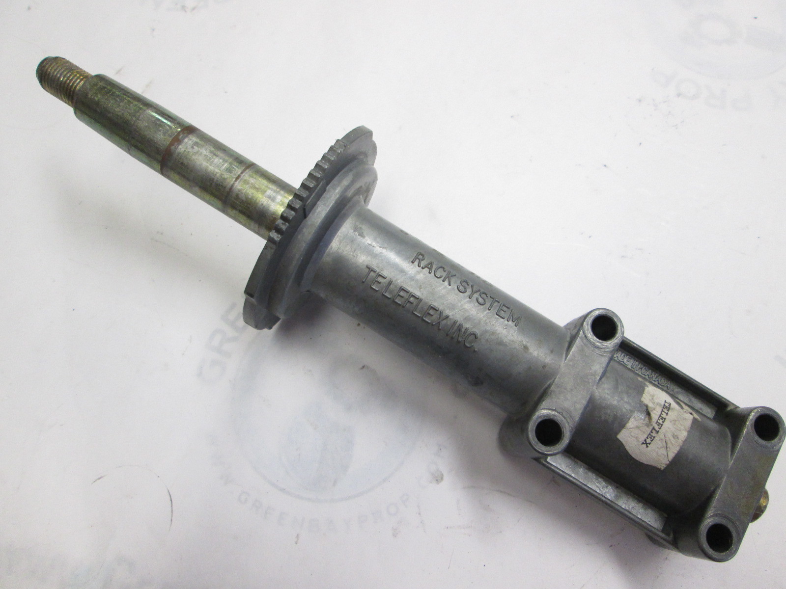 Teleflex Rack & Pinion Boat Steering Cable Helm Nut w/Half Moon Key Way ...