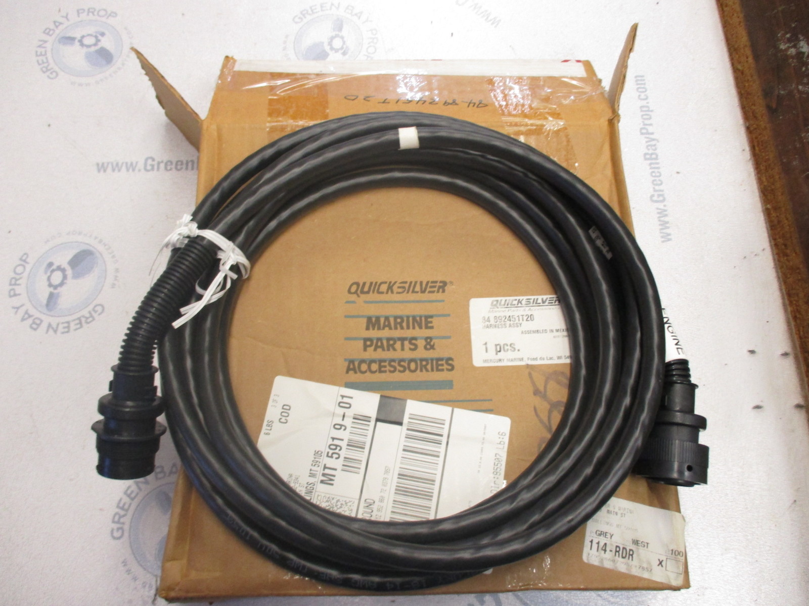 84 892451T20 20 foot Mercury Quicksilver Marine Harness Assembly ...