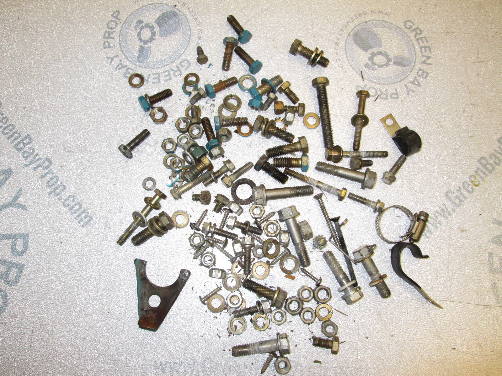 1983 OMC Stringer 2.5L Stern Drive Misc. Nuts Bolts Screws Washers ...