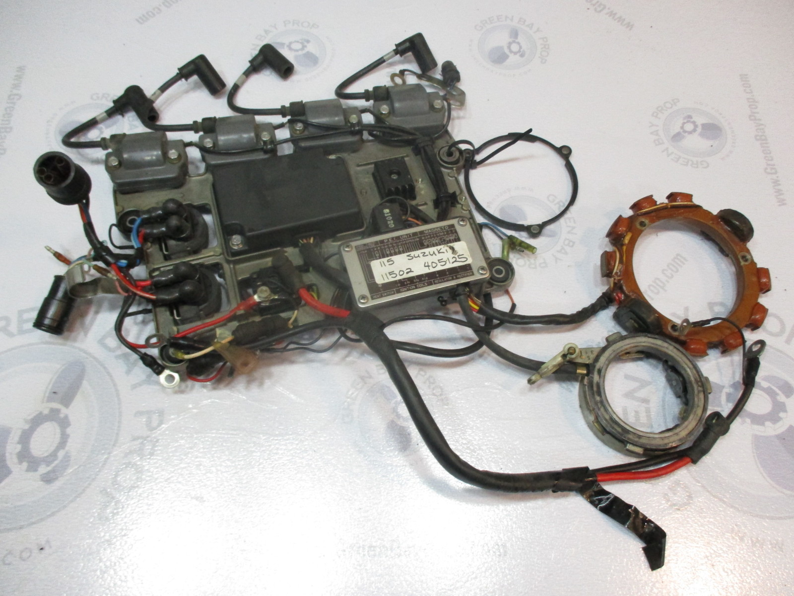1984 Suzuki Outboard DT 115 Complete Ignition System CDI Stator Timer ...