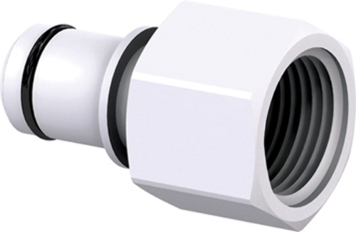 FLOW-RITE QWIK-LOK 3/4" ADAPTER FITTING-Male to Female Thread, White ...