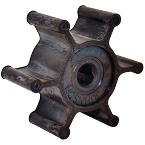 JOHNSON PUMP REPLACEMENT IMPELLER, NITRILE-For F4 Pump, 6 Blade, 2"OD ...