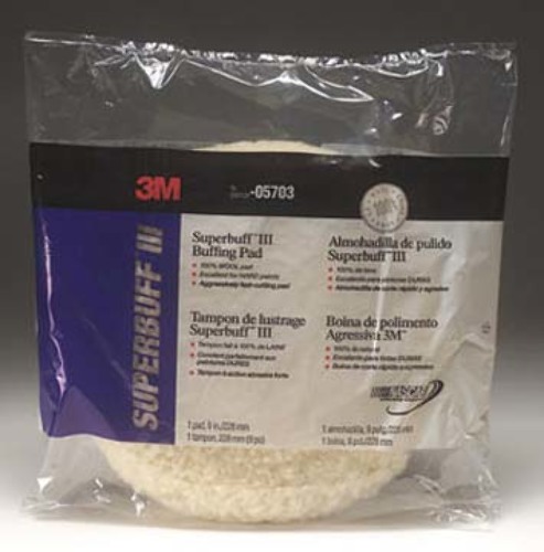 3M SUPERBUFF III BUFFING PAD-100% Wool Buffing Pad | Green Bay ...