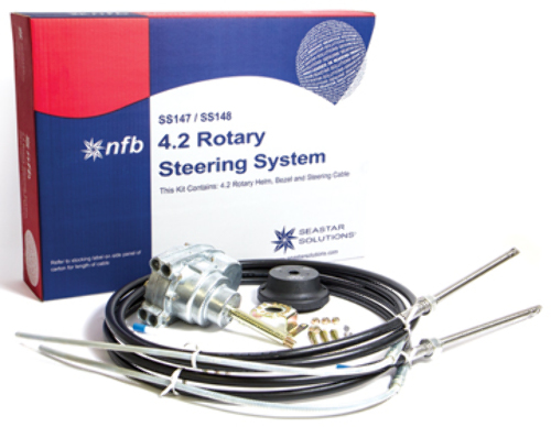 NFB 4.2 DUAL CABLE BOAT STEERING SYSTEM-15' Dual No-Feedback Package ...