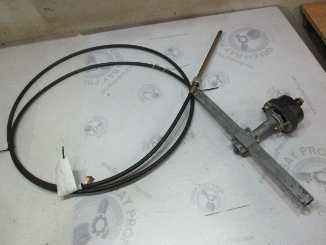 Teleflex SSC12415 15' Rack & Pinion Boat Steering Cable and Helm ...