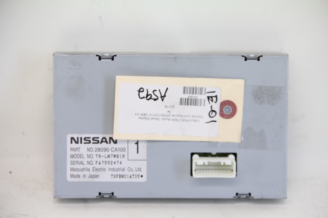 Infiniti QX56 Audio Visual Display Control Unit Module 28090-CA100 OEM ...
