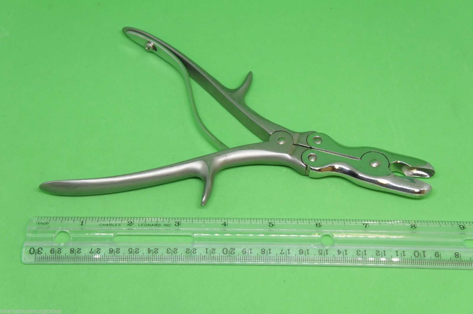 Grieshaber Rongeur Stille-Luer Dbl-Jointed Str 9inch lg Rd End Jaws ...