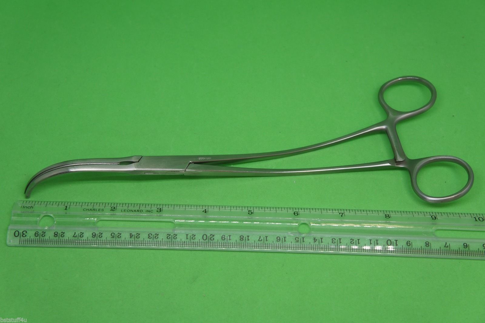 Holco Clamp Artery Debakey-Bahnson Curved and Serrated 65mm Jaw 10 in ...