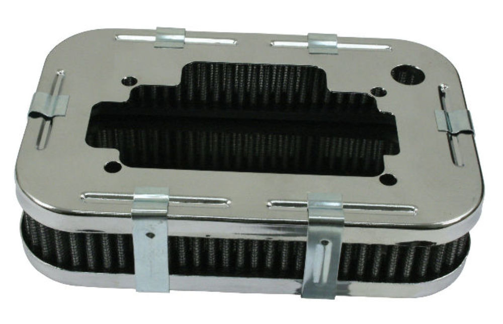 VW Bug Buggy 1-3/4" Tall Chrome Air Cleaner Fits Weber DGV/DGAV/DGEV ...