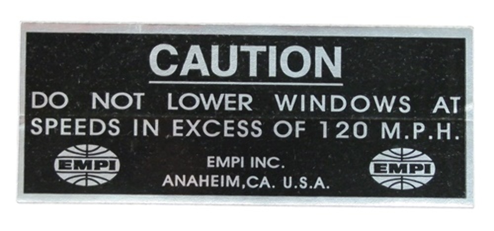 00-9802-0 DECAL, EMPI 200 MPH, (100) | Pirate Mfg