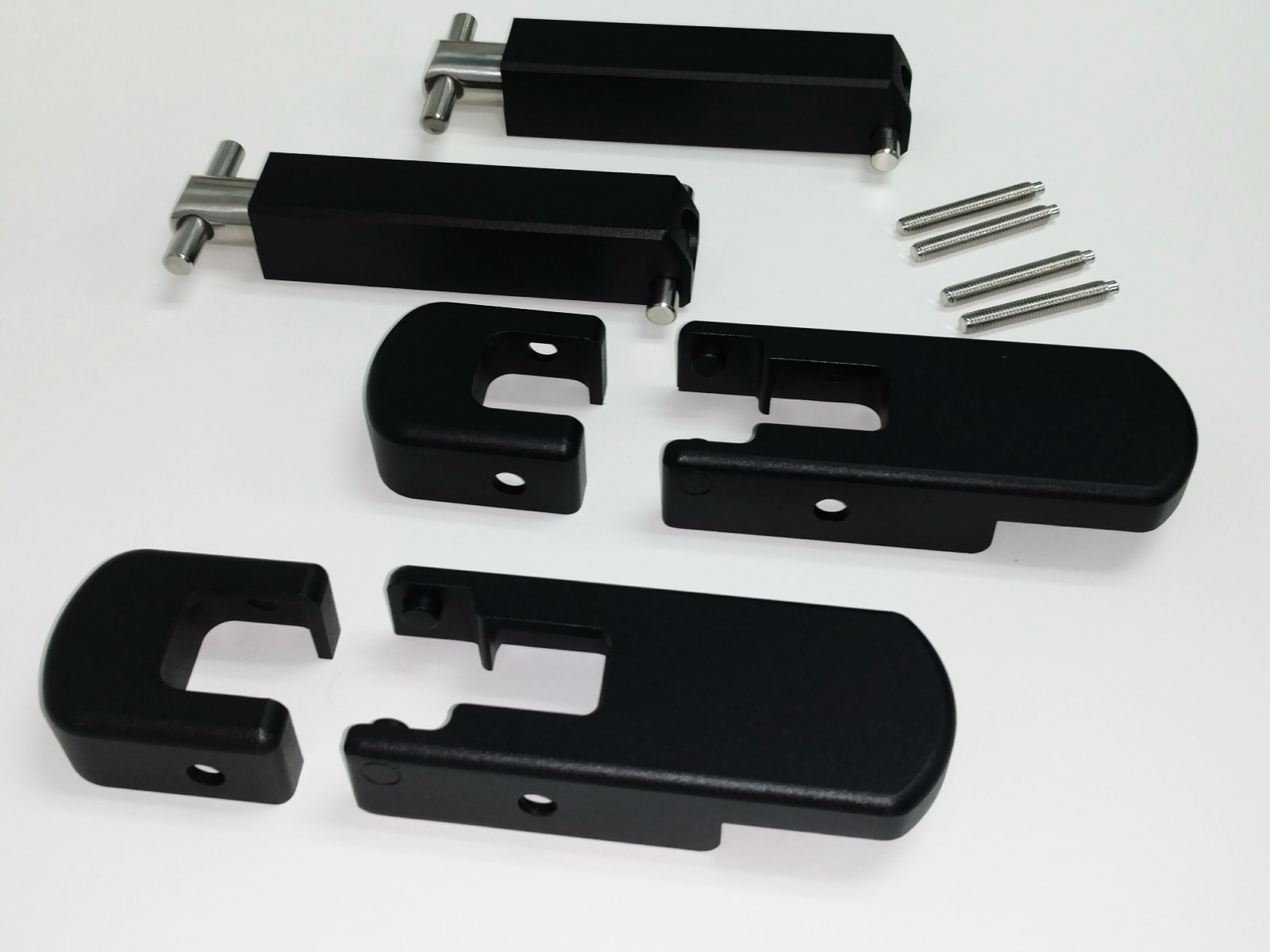 H2 Hummer 2003-2010 SUV & SUT Tactical Black Billet Hood Latch Springs ...