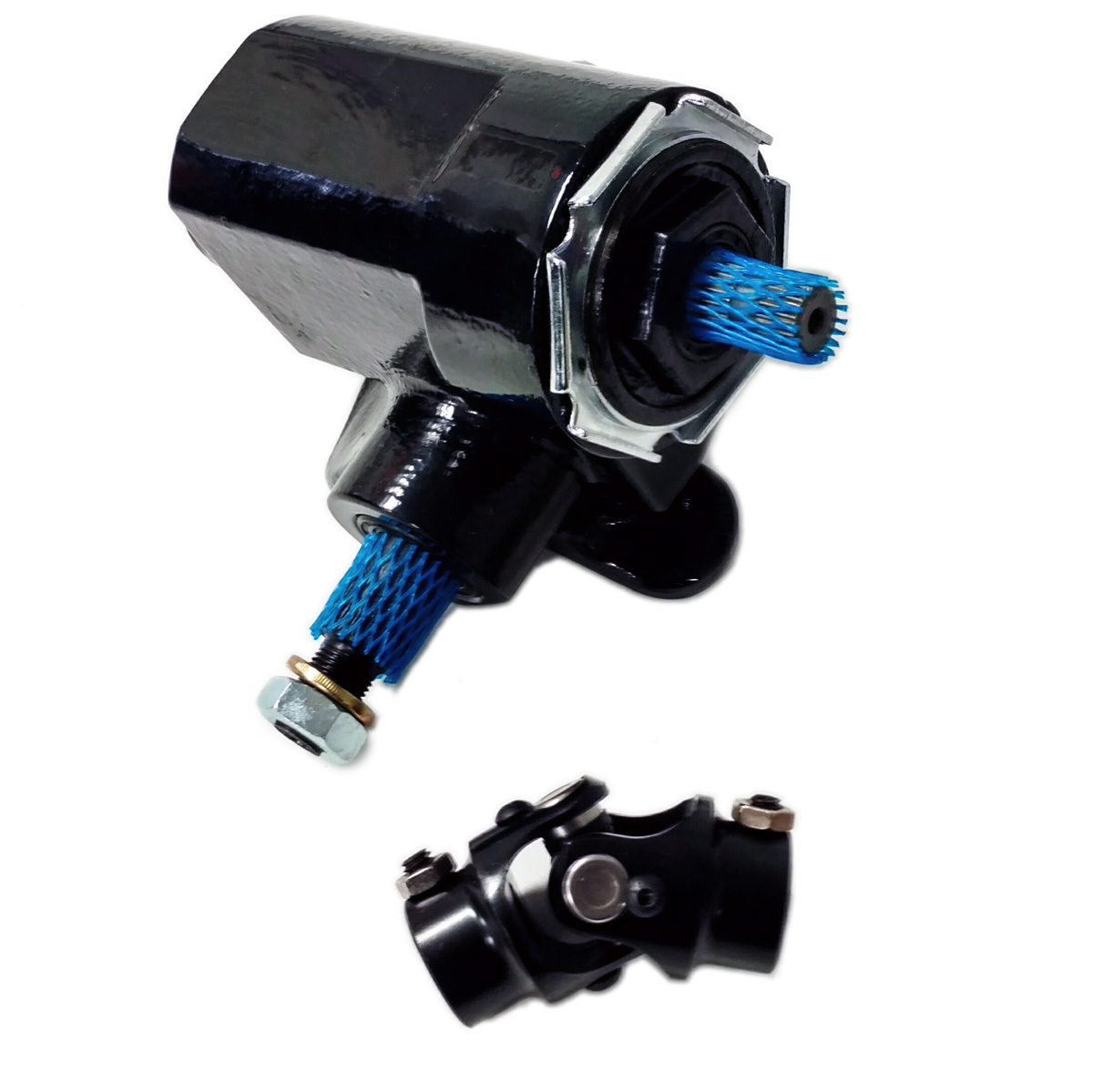 Reversed Corvair Black Steering Box 20:1 Ratio w/ U-Joint - T-Bucket ...