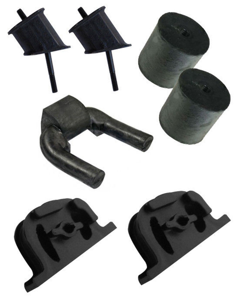 Transmission Mount/Motor Support Kit, 7 Pc, Kit, Fits VW 1972-1979 Type ...