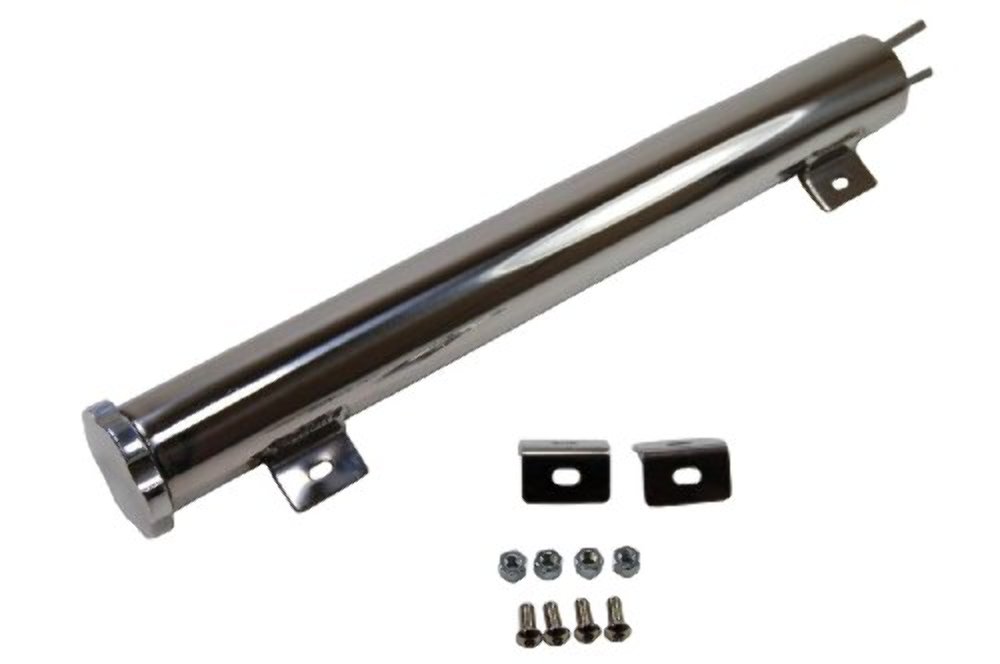 Racer Performance 17" Stainless Steel Radiator Overflow Tank - Chevy ...