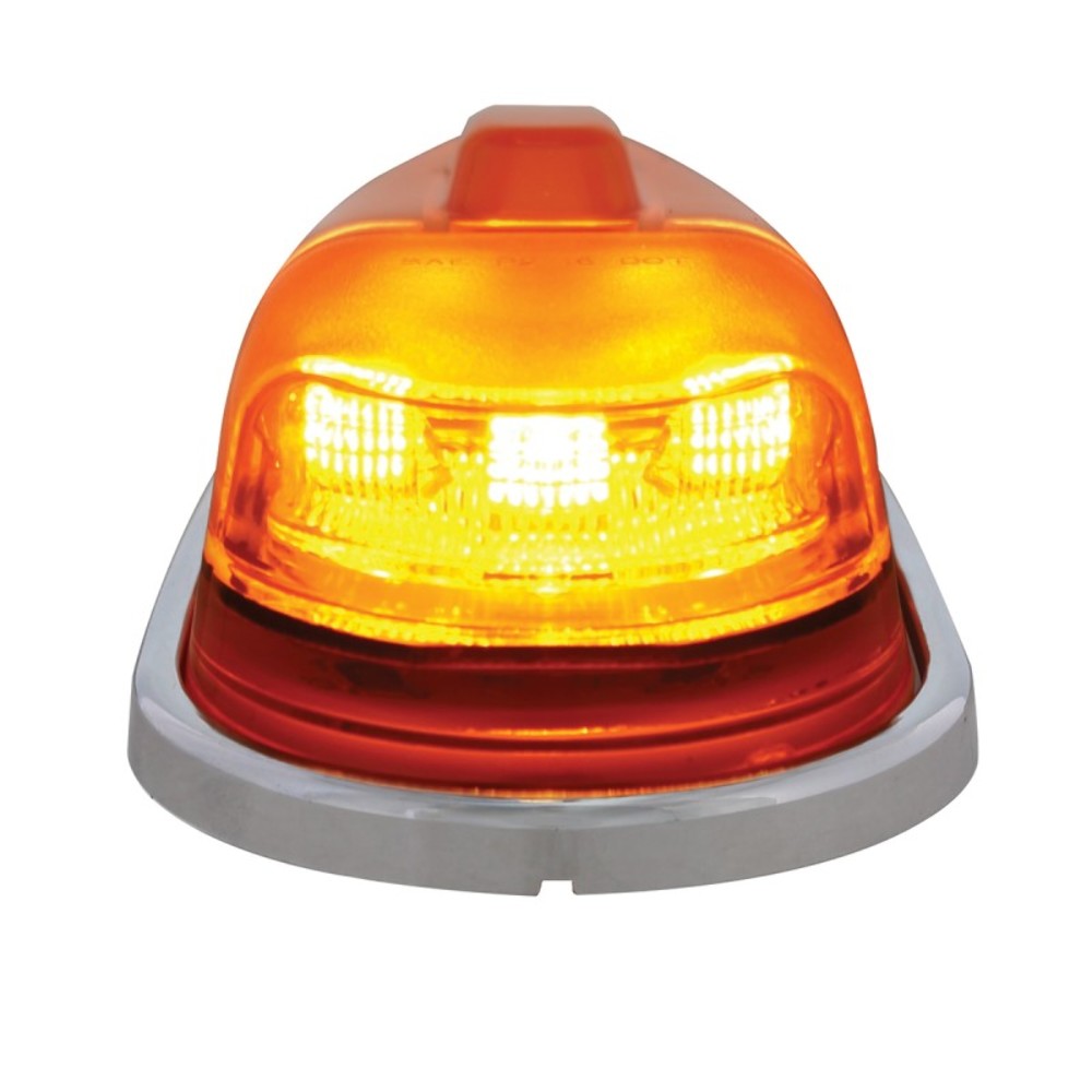 (5) 6 LED Pickup Cab Marker Lights - Amber LED with Amber Lens | Pirate Mfg