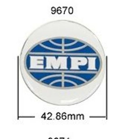 EMPI WHEEL CENTER CAP BUTTON, LOGO STICKERS, SET OF 4 "EMPI " 42.86mm ...