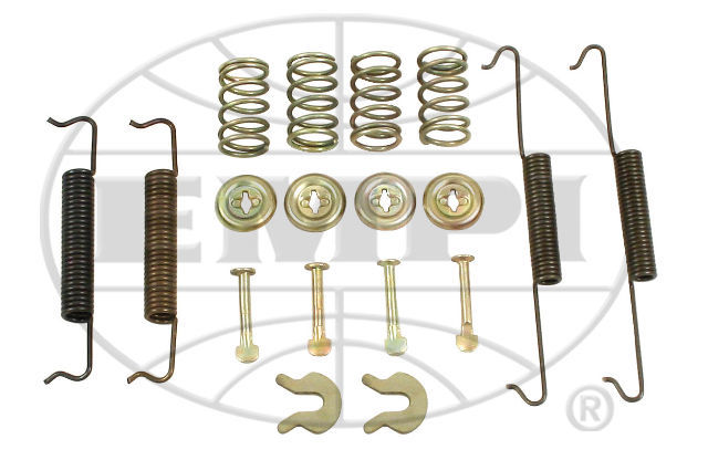 Air Cooled VW Bug REPLACEMENT BRAKE SPRING HARDWARE KIT, 58-66 TYPE 1 ...