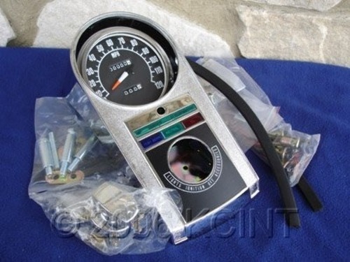 COMPLETE LATE DASH KIT PARTS FOR HARLEY 68-90 STYLE | eBay