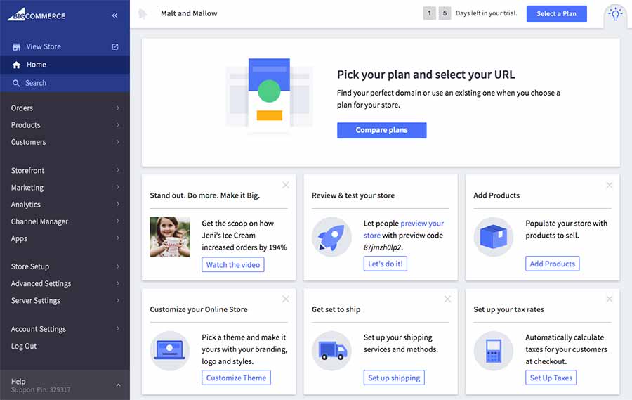 Sell Using BigCommerce Powerful E Commerce Storefront Platform